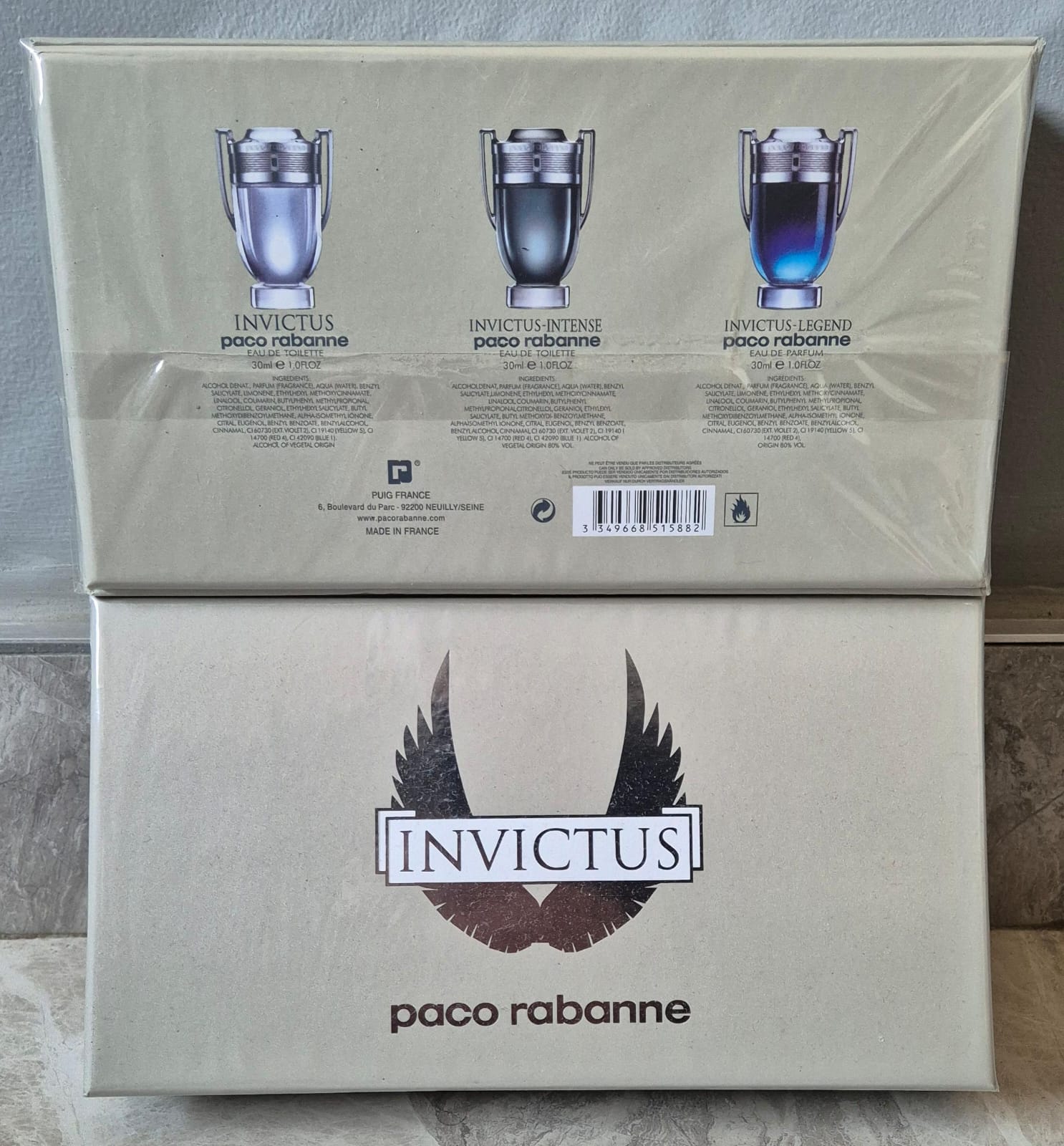 Paco Rabanne Invictus Set (3 x 30ml) – Scentora